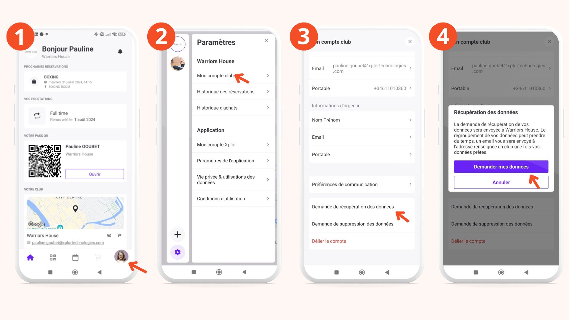 Tout savoir sur l'utilisation de Xplor Active par les membres du club ...