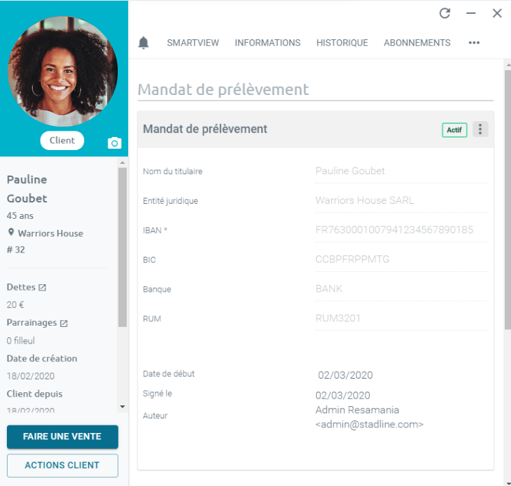 Comment modifier mes mandats en erreur pour permettre l'activation de ...
