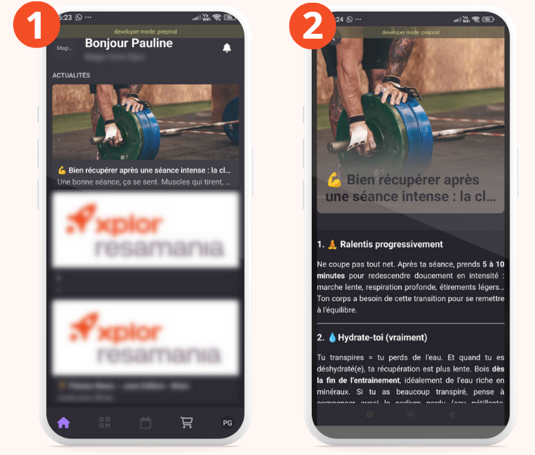 Comment poster une publication sur la page d'accueil Xplor Active ...